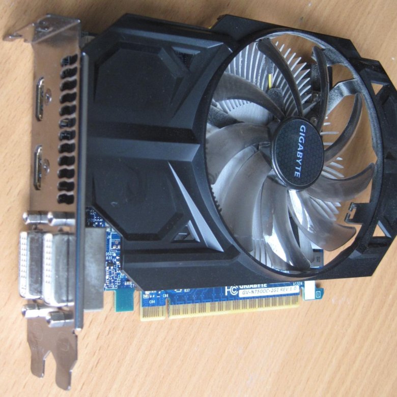 Видеокарта GIGABYTE GeForce® GTX 750 2Гб – купить в Москве, цена 3 000 ...