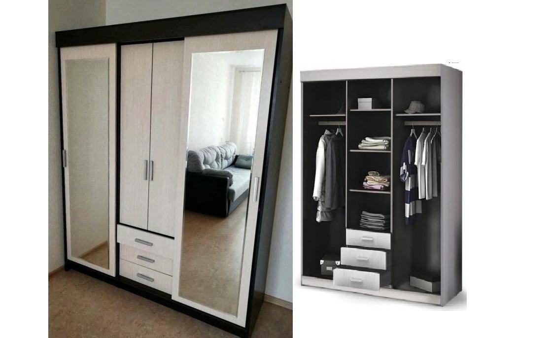 Шкаф купе ???? Андрей 3 М, Высота 2.2 м. купить в Москве, цена 15 951 ...