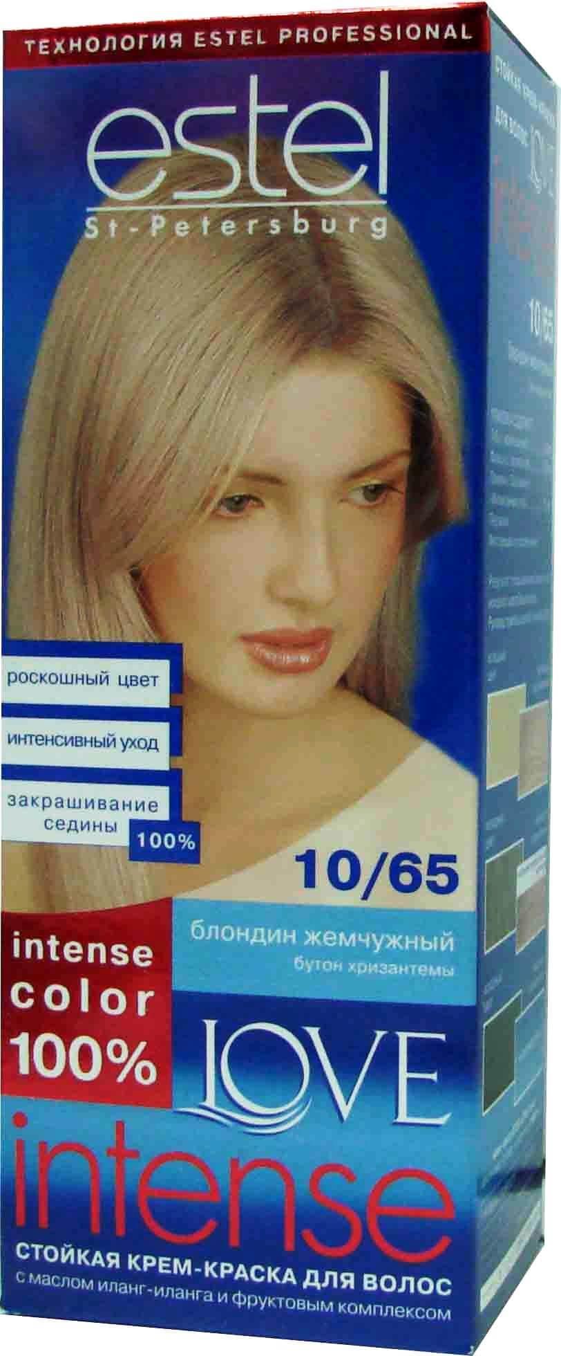 Краска для волос Estel Love 10/65 блондин жемчужны купить в Москве ...